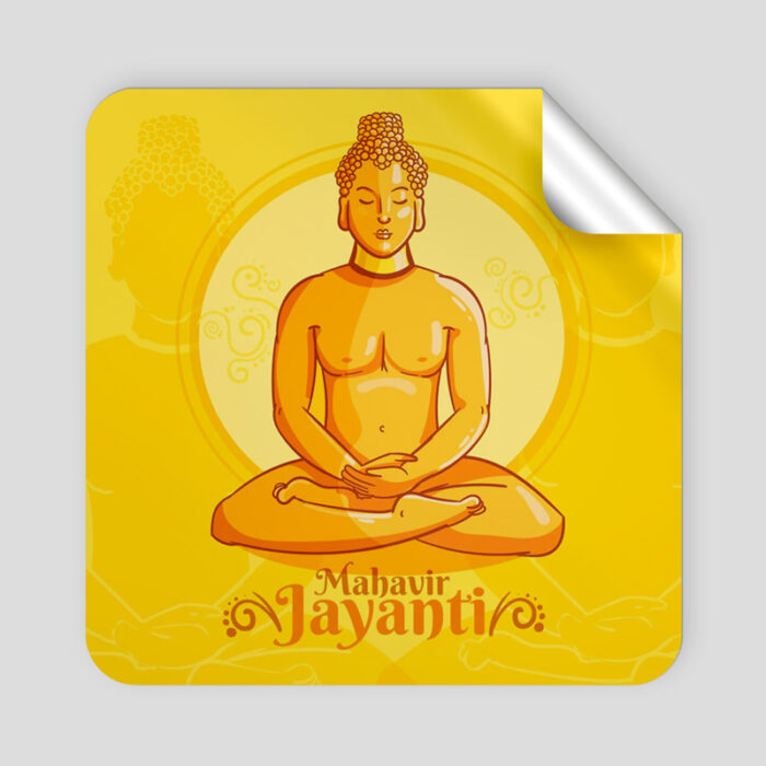 Jainism Square Stickers - Planet Scribbles
